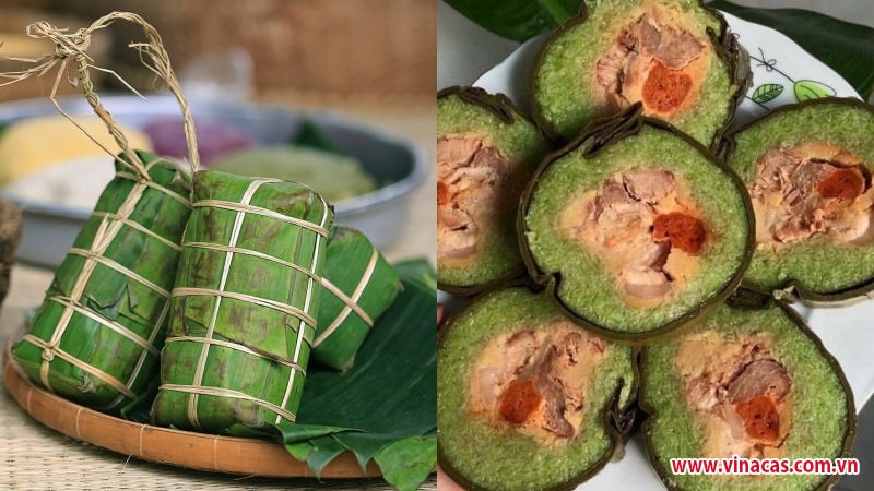 Bánh tét hạt điều nhà nội